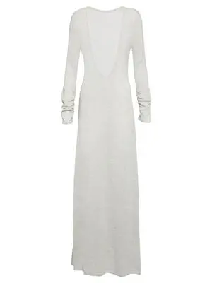 Magda Butrym Alpaca-blend Maxi Dress - Grey