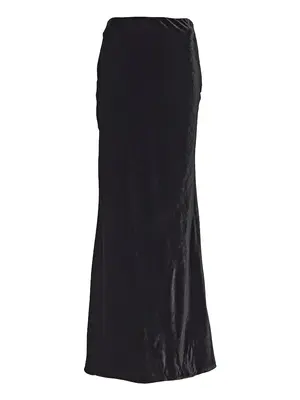 Alessandra Rich High-rise Maxi Skirt - Black