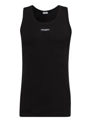 Dolce & Gabbana Cotton-blend Top - Black