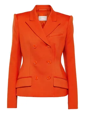 SPORTMAX Sportmax Cablo Cotton-Blend Blazer