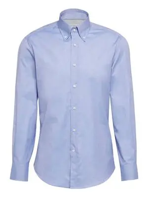 Brunello Cucinelli Cotton Shirt - Blue
