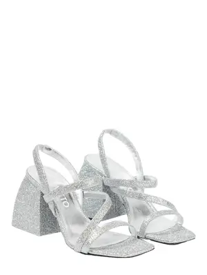 NODALETO Bulla Gemini Mary Jane Sandals - Silver