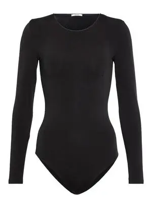 WOLFORD Berlin Cotton-Blend Long Sleeve Bodysuit