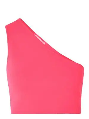 Victoria Beckham Vb Body One-shoulder Cropped Top - Pink