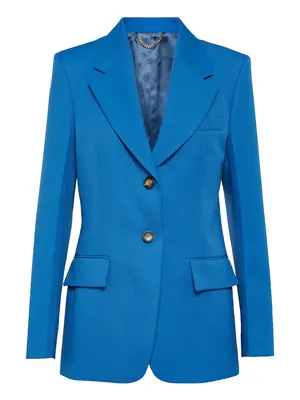 Victoria Beckham Single-breasted Blazer - Blue