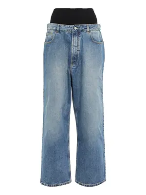 Alaïa Wide-leg Jeans - Blue