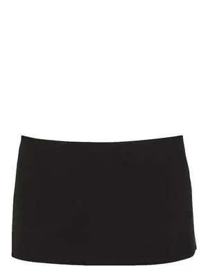 MONOT Mônot Low-rise Miniskirt - Black
