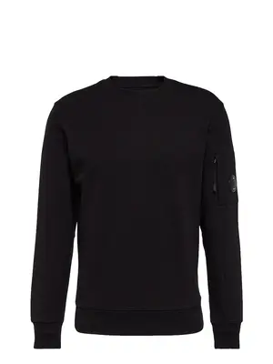 C.P. COMPANY Cotton Fleece Sweatshirt - Black