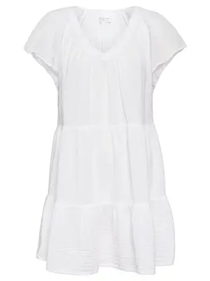Velvet By Graham & Spencer Eleanor Tiered Mini Dress - White