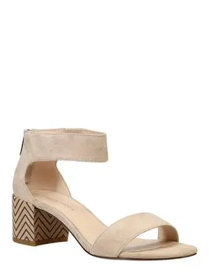 Pelle Moda Pelle Moda Ankle Strap Sandal Mushroom