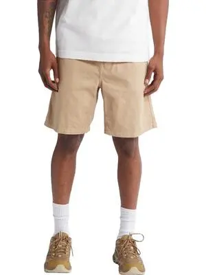 Carhartt Work In Progress Flint Organic Cotton Twill Shorts - Wall Garment Dyed