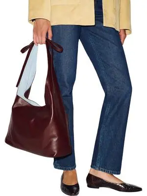 REFORMATION Vittoria Tote Bag - Red
