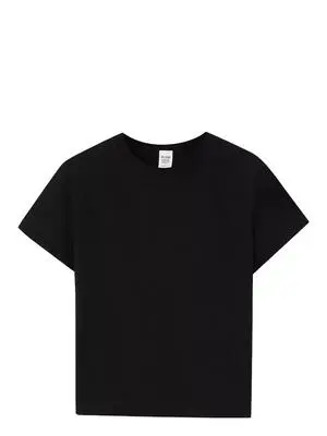 RE/DONE Recycled Cotton-jersey T-shirt - Black