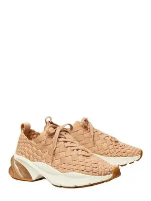 Tory Burch Good Luck Woven Trainer - Vintage Blush