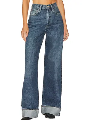 AGOLDE AGOLDE Dame High Rise Wide Leg Jeans Control