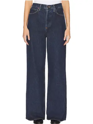 AGOLDE Dame High Rise Wide Leg Jeans - Pendulum