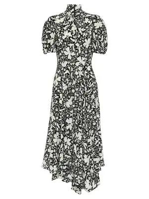 Stella McCartney Floral Silk Midi Dress - Multicoloured