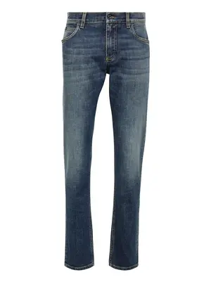 Dolce & Gabbana Straight Leg Jeans - Blue