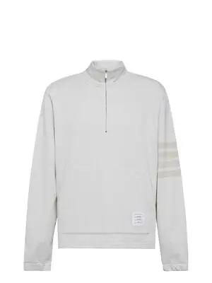 Thom Browne Loopback Cotton Sweatshirt - White