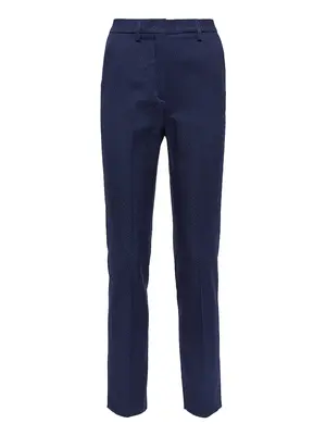 Etro High-rise Slim Pants - Blue