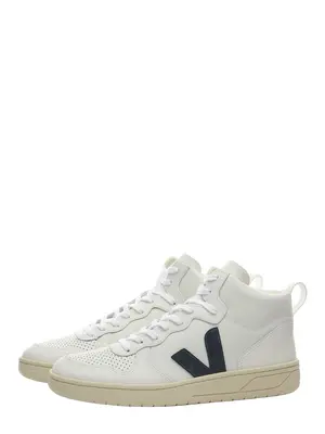 VEJA V-15 High-top Sneakers - Extra White/nautico