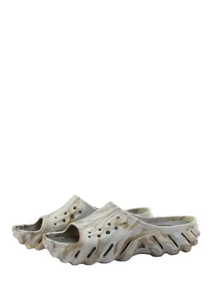 CROCS Echo Marbled Slide - Bone/multi
