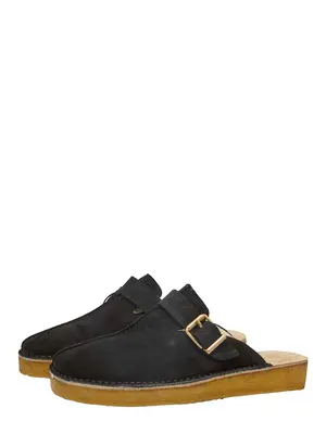 Clarks Clarks Originals Trek Mule Black Suede