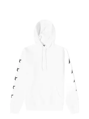 GOLDEN GOOSE Golden Goose Star Alighiero Hoodie Vintage White/black