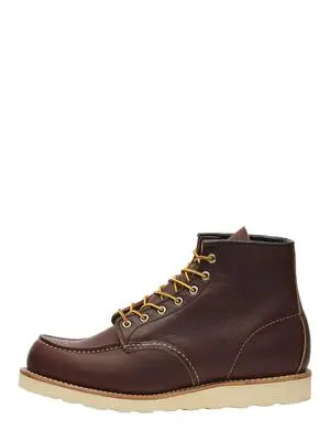 Red Wing 8138 Heritage Work 6" Moc Toe Boots Briar Oil Slick