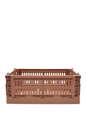 HAY Small Recycled Colour Crate - Terracotta