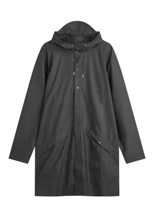Rains Long Jacket - Black