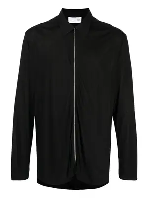 POST ARCHIVE FACTION Zip-up Lyocell Jacket - Black
