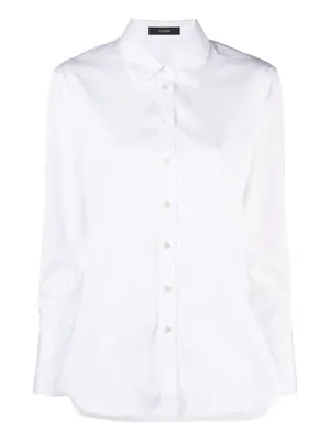 JOSEPH Cotton Poplin Shirt - White