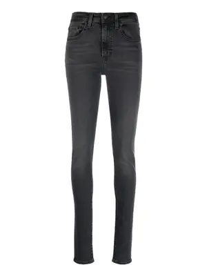 LEVI'S 720 High-rise Super Skinny Jeans - Black