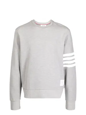 Thom Browne 4-bar Stripe Sweatshirt - Grey