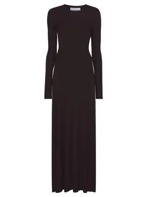 Proenza Schouler White Label Open-back Jersey Maxi Dress - Black
