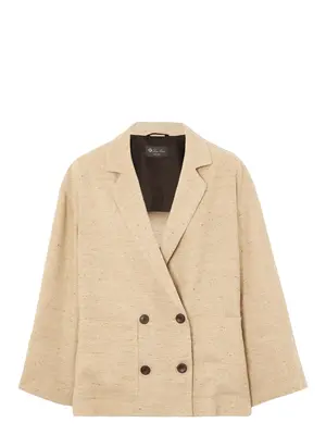 Loro Piana Haye Double-breasted Blazer - Neutrals