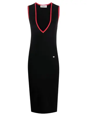 Sonia Rykiel Paris Knitted Dress - Black