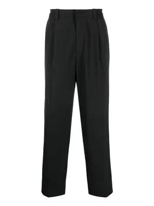 Acne Studios Mid-rise Tailored Trousers - Black