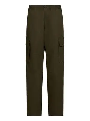 Marni Gabardine Cargo Trousers - Brown