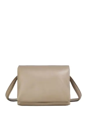 Marni Mini Prisma Leather Clutch - Neutrals