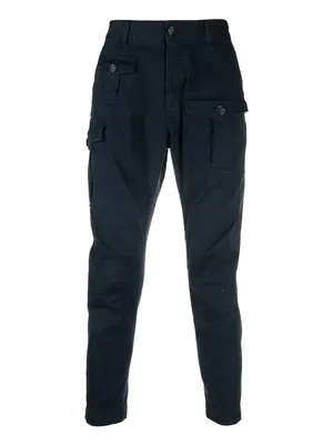 Dsquared2 DSQUARED2 Slim-Cut Cargo Trousers Blue