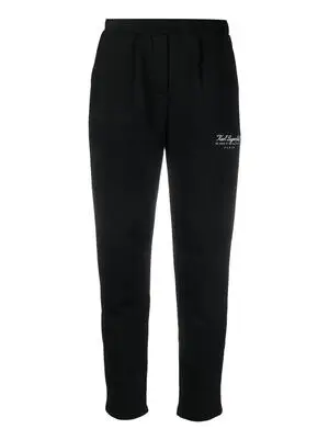 Karl Lagerfeld Logo-print Track Pants - Black