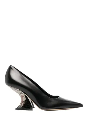 Casadei Elodie 85mm Sculpted Pumps - Black