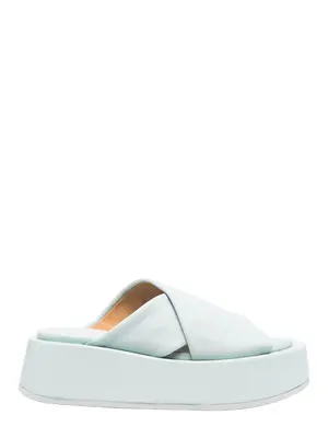 Marsèll Cross-strap Platform Sandals - Blue