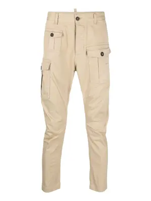 Dsquared2 Tapered Cargo Trousers - Neutrals