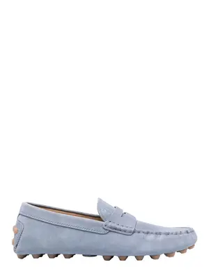 TOD'S Gommino Suede Driving Loafers - Blue