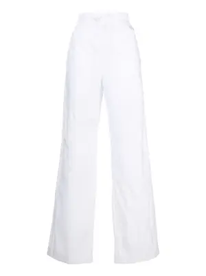 MARINE SERRE Household Linen Trousers - White
