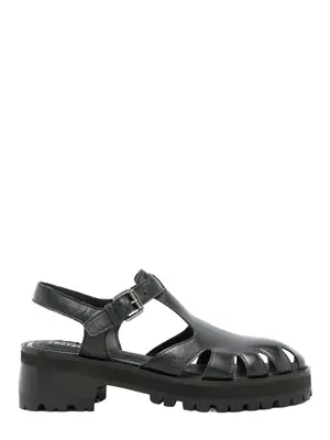 STUDIO CHOFAKIAN Studio 117 55mm Leather Sandals - Black