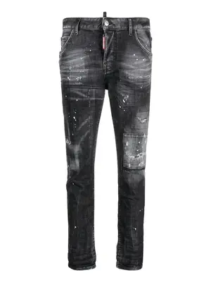 Dsquared2 Low-rise Skinny Jeans - Black